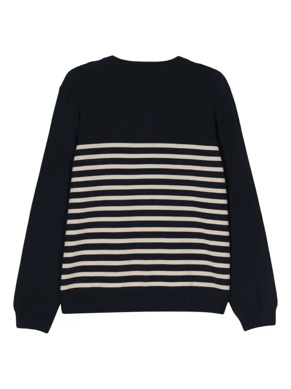 A.p.c. Matthew Striped Sweater - Blue
