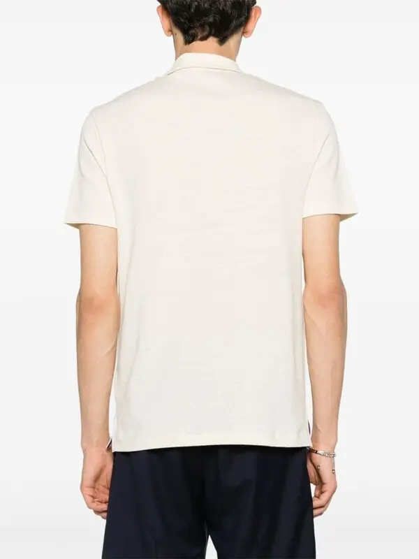 Polo Ralph Lauren Piqué-weave Polo Shirt - Neutrals