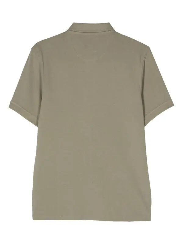 Barbour Logo-embroidered Cotton Polo Shirt - Green
