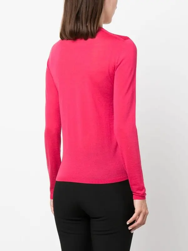 Max Mara Crew-neck Ribbed-knit Top