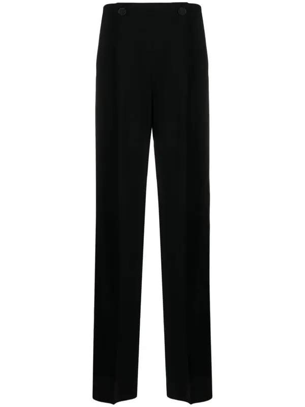 Max Mara Satin-finish Wide-leg Trousers