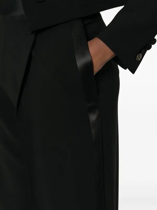Max Mara Satin-finish Wide-leg Trousers