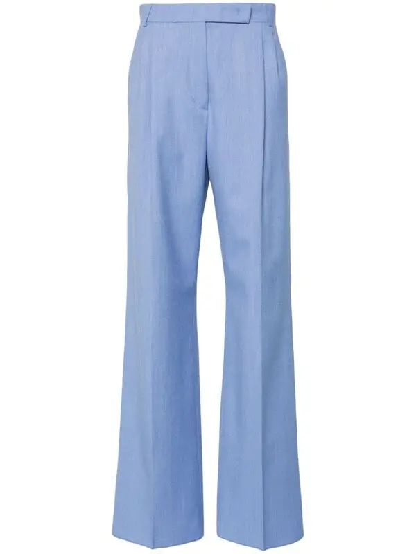 Max Mara Mélange Virgin-wool-blend Trousers