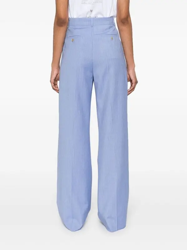 Max Mara Mélange Virgin-wool-blend Trousers