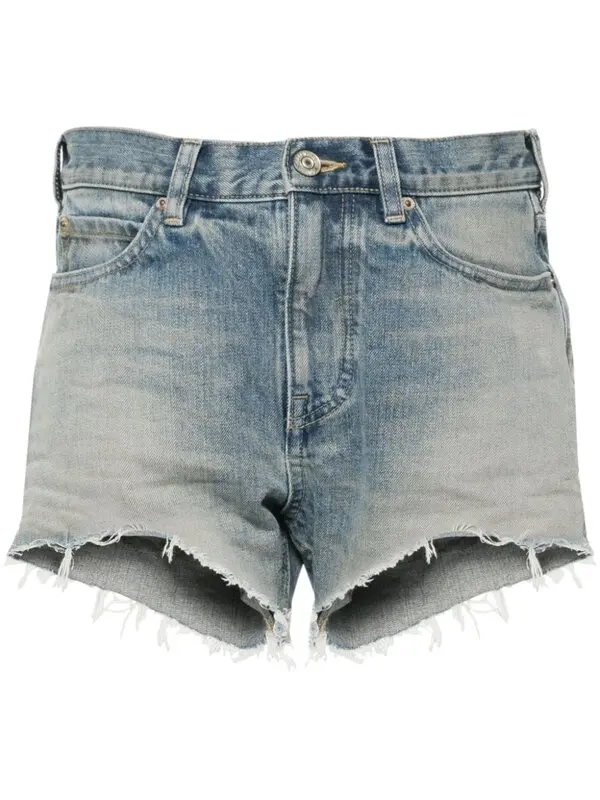 Balenciaga Mid-rise Mini Denim Shorts
