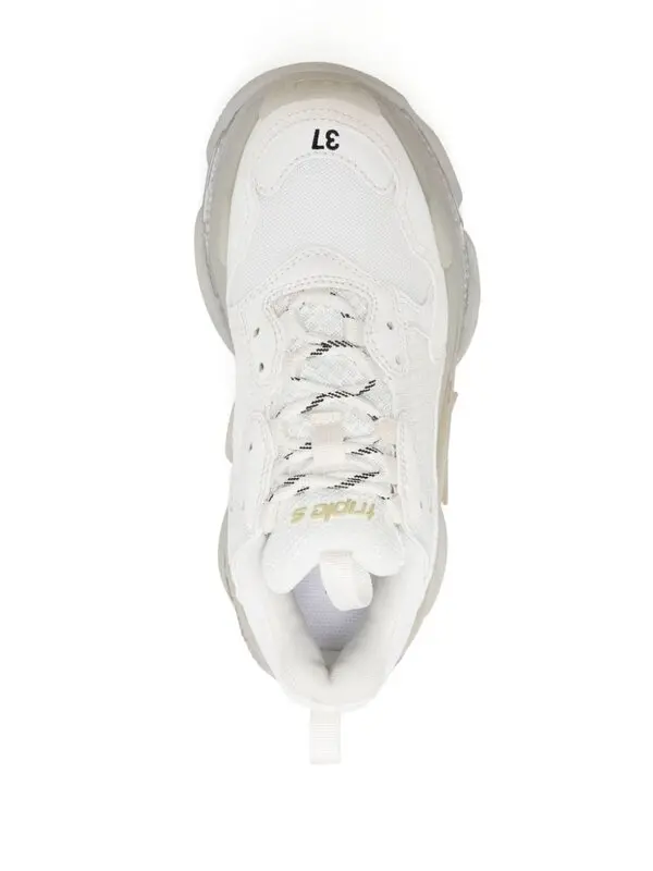 Balenciaga Triple S Low-top Sneakers - White
