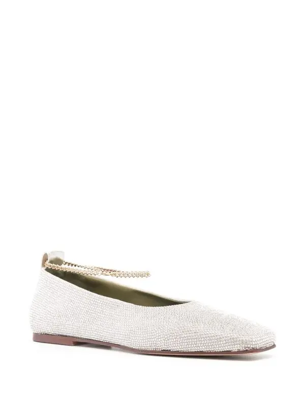 MARIA LUCA Augusta Ballerina Shoes - Silver