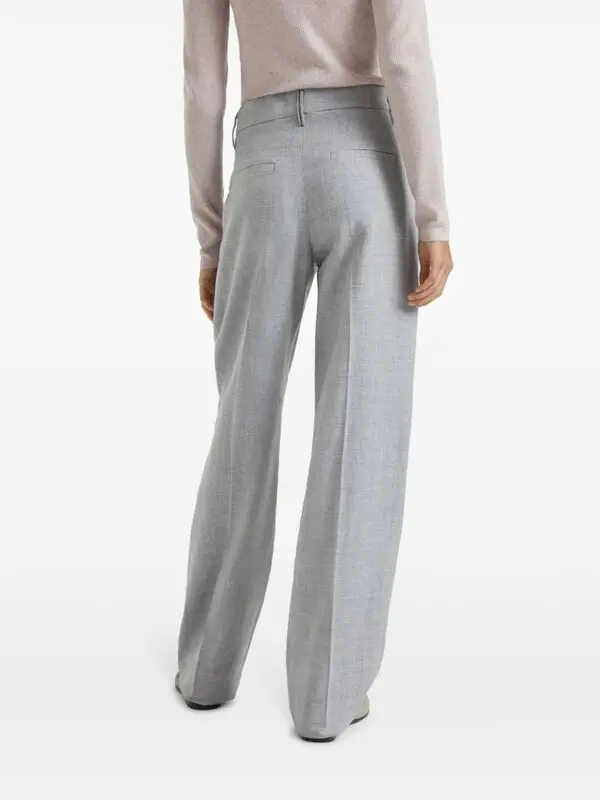 Brunello Cucinelli Pleated Wide-leg Trousers