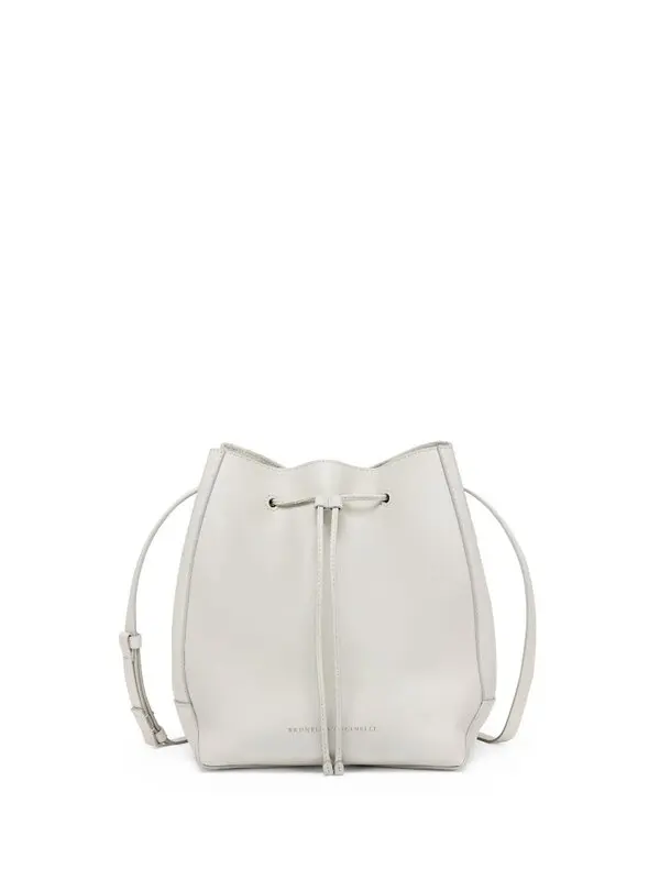 Brunello Cucinelli Duo Leather Bucket Bag