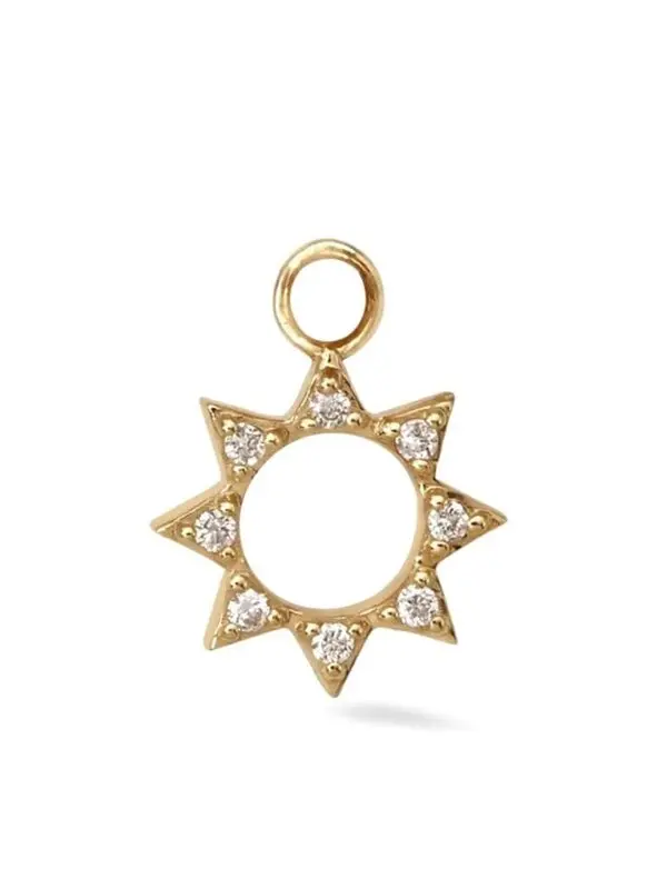 LARK & BERRY 9kt Yellow Diamond Charm - Gold