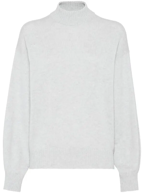 Brunello Cucinelli Embellished Turtleneck Jumper