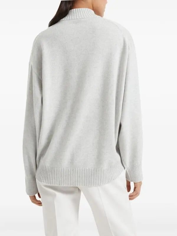 Brunello Cucinelli Embellished Turtleneck Jumper