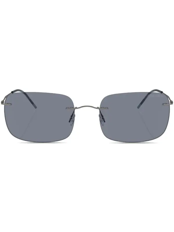 Giorgio Armani Square Sunglasses - Silver