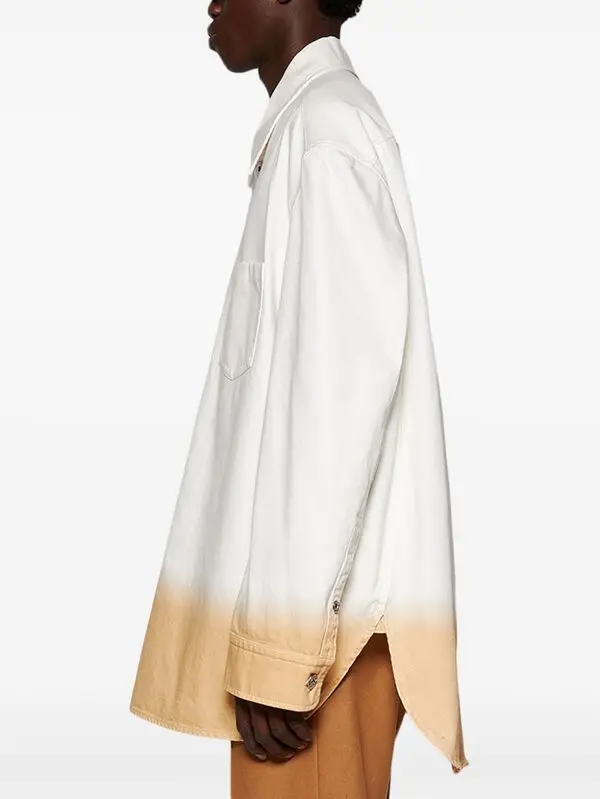 LANVIN Gradient-effect Drop-shoulder Shirt