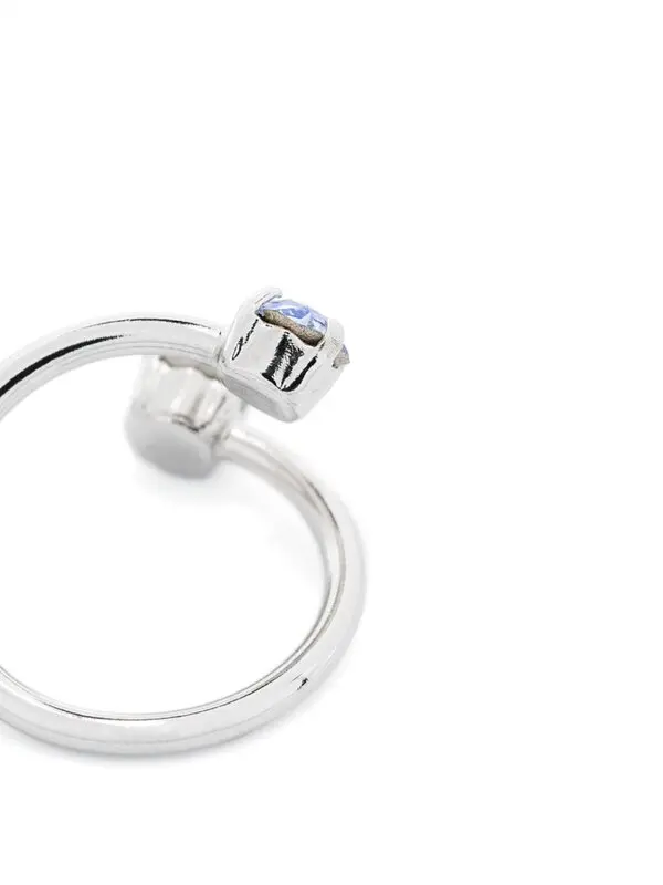 JUSTINE CLENQUET Juno Crystal-embellished Mid Ring