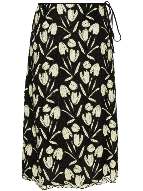 Paul Smith Guipure-lace Midi Skirt