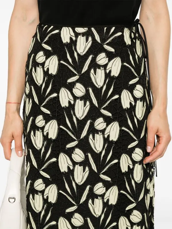 Paul Smith Guipure-lace Midi Skirt