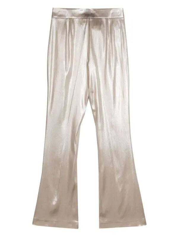 GENNY Lamé Flared Trousers