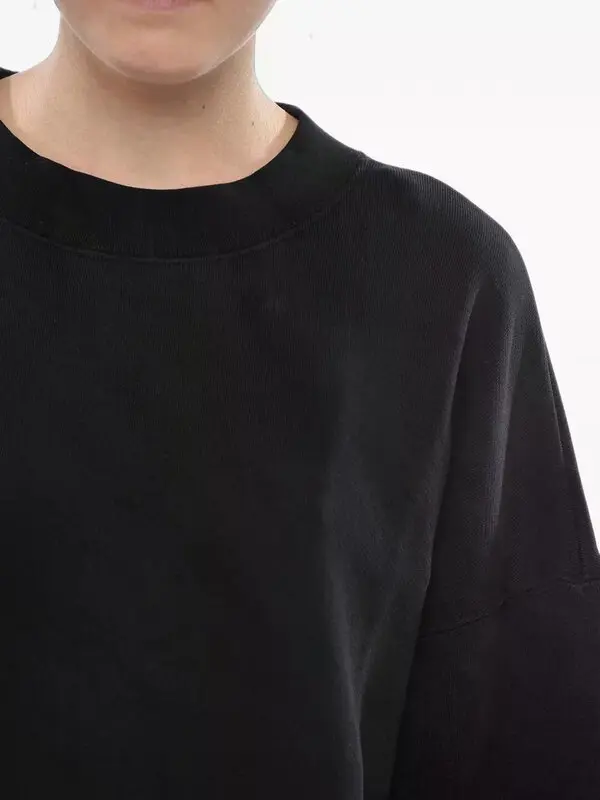Palm Angels Logo-print Long-sleeve Top - Black