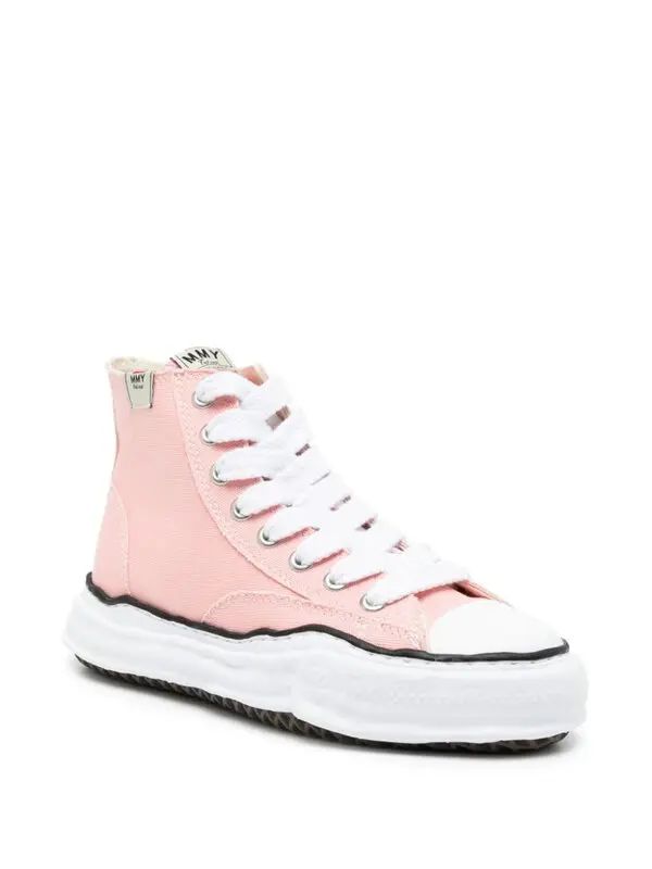Mihara Yasuhiro Peterson Cotton-canvas Sneakers - Pink