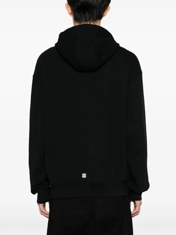 Givenchy Thunderbolt Print Cotton Hoodie