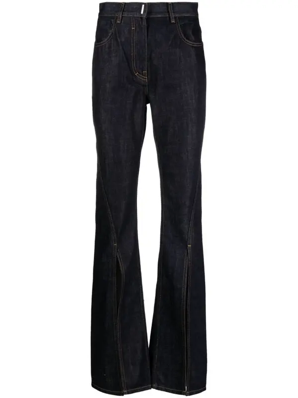 Givenchy Front-slit Flared Jeans