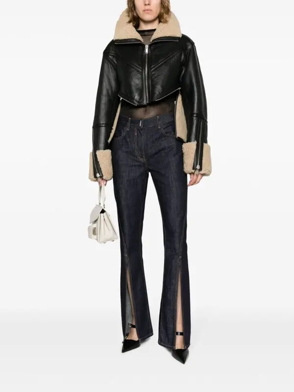Givenchy Front-slit Flared Jeans