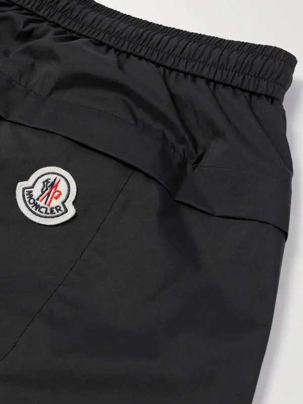 Moncler Straight-leg Logo-appliquéd Bermuda Shorts