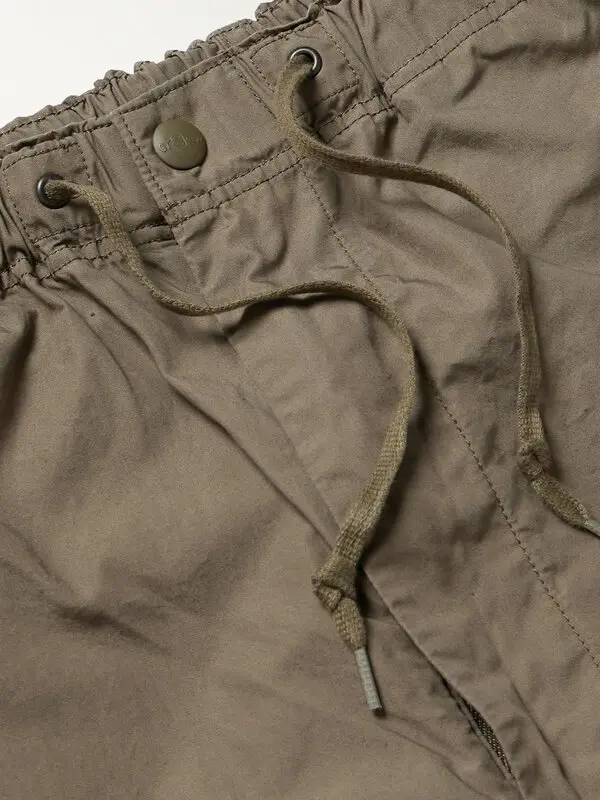 ORSLOW New Yorker Tapered Cotton Drawstring Trousers