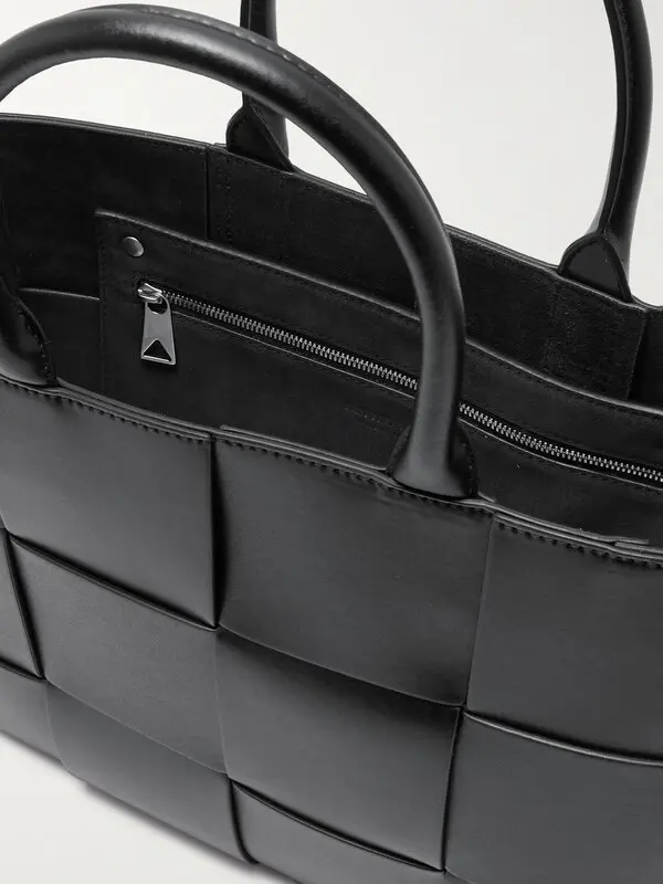 Bottega Veneta Arco Intrecciato Tote Bag - Black