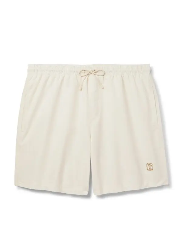Brunello Cucinelli Straight-leg Mid-length Shell Swim Shorts
