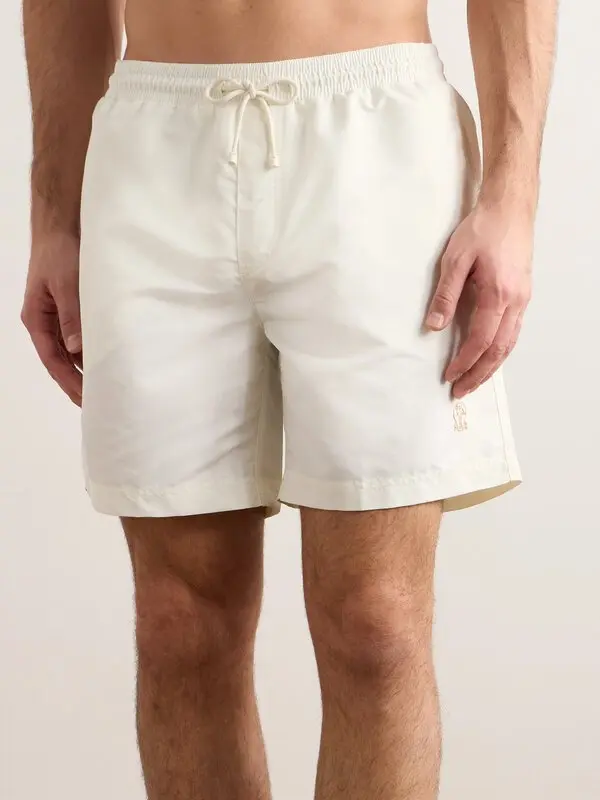Brunello Cucinelli Straight-leg Mid-length Shell Swim Shorts