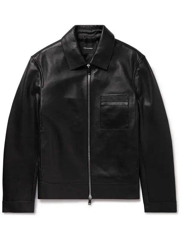 YVES SALOMON Leather Jacket