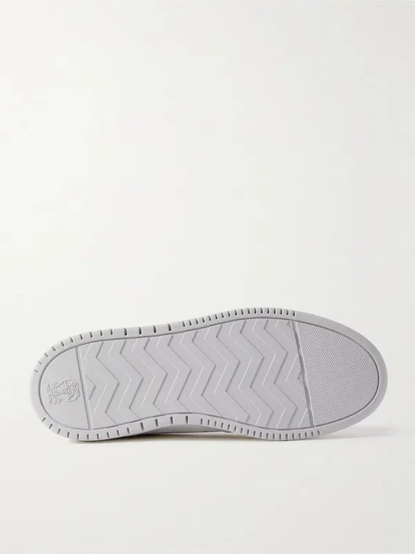 Brunello Cucinelli Full-grain Leather Low-top Sneakers