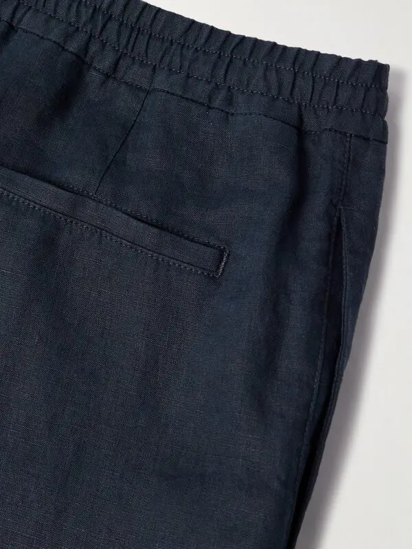 Canali Straight-leg Linen Trousers
