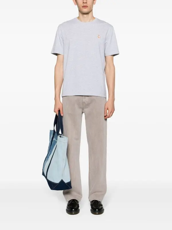 Maison Kitsuné Chillax Fox-patch Cotton T-shirt