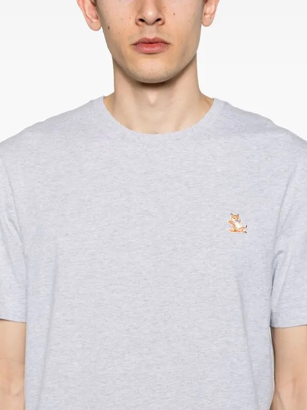 Maison Kitsuné Chillax Fox-patch Cotton T-shirt