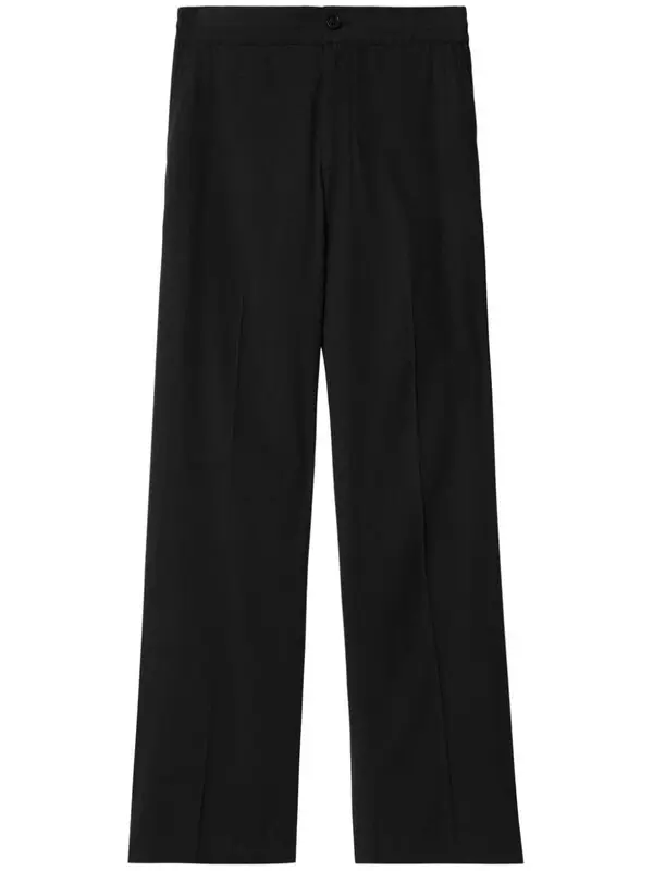Burberry Pressed-crease Cotton Trousers