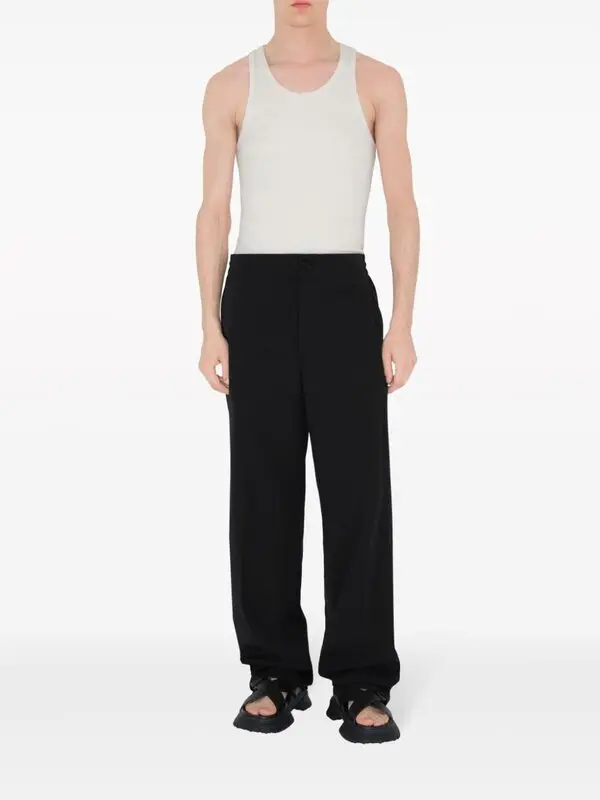 Burberry Pressed-crease Cotton Trousers