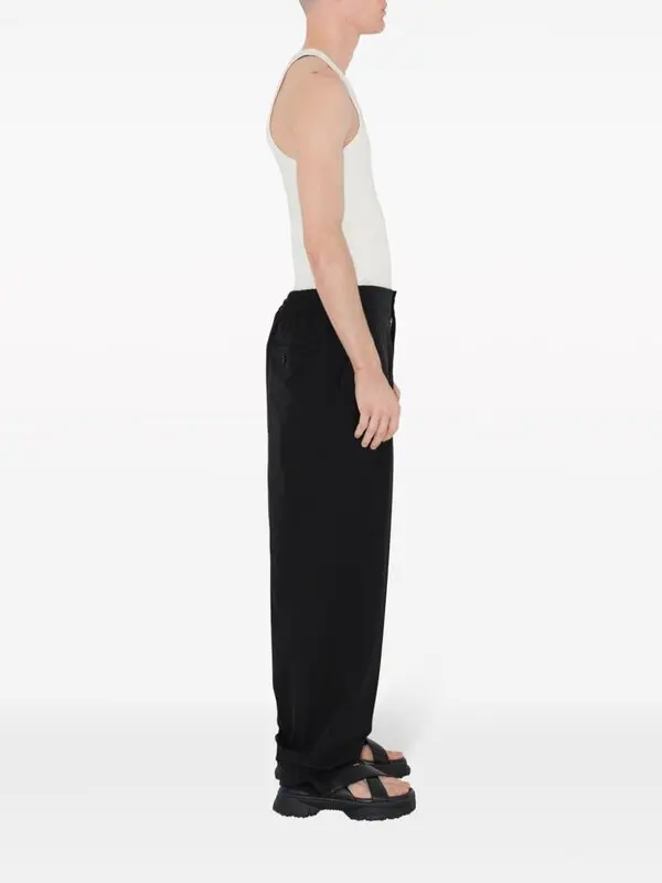 Burberry Pressed-crease Cotton Trousers