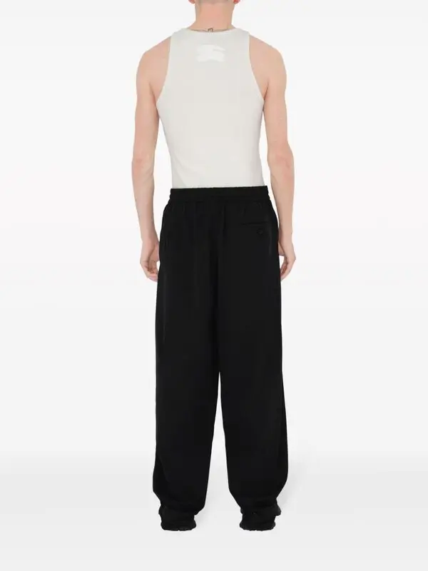 Burberry Pressed-crease Cotton Trousers