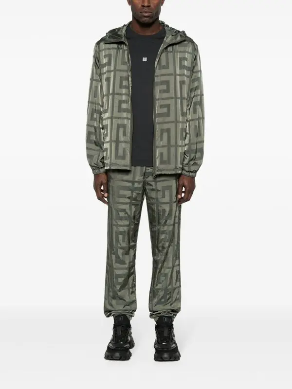 Givenchy 4g-motif Taffeta Trousers