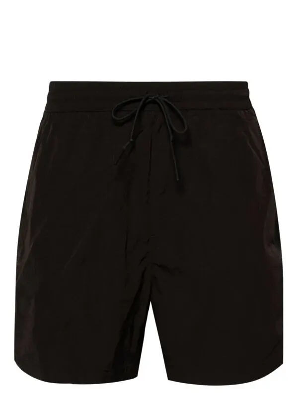 Carhartt Work In Progress Tobes Crinkled Swim Shorts - Black