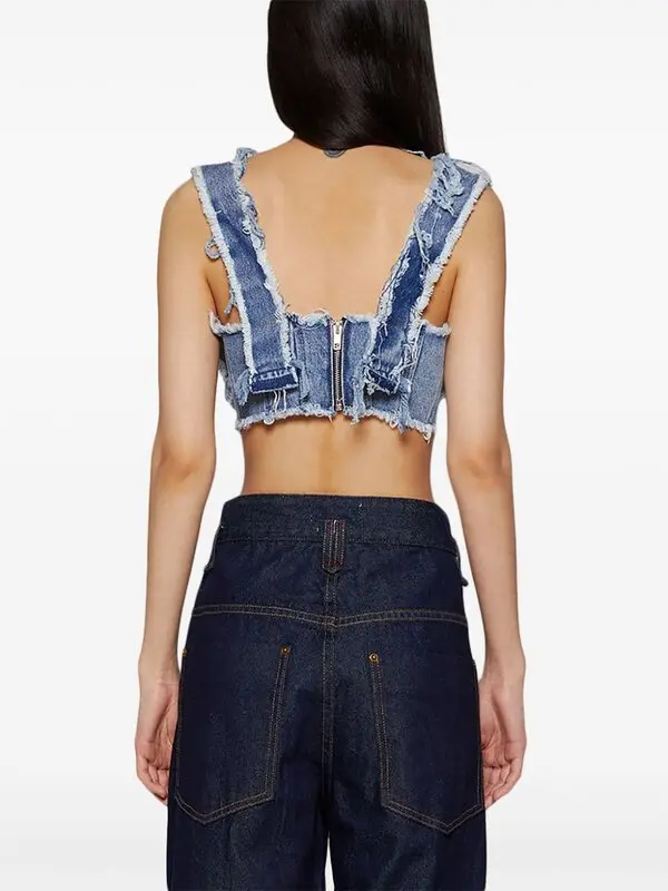 Natasha Zinko Layered Denim Corset