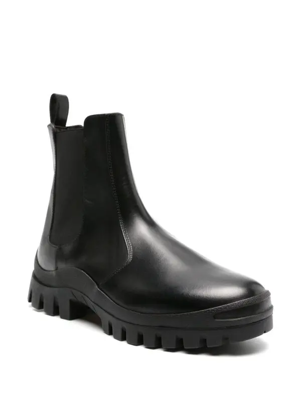THE ROW Calf Leather Chelsea Boots