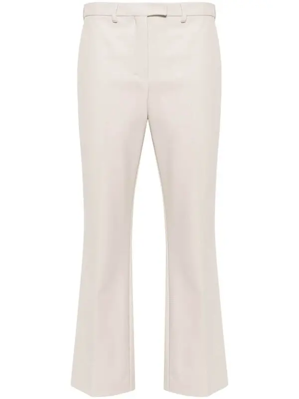 Max Mara Pressed-crease Flared Trousers