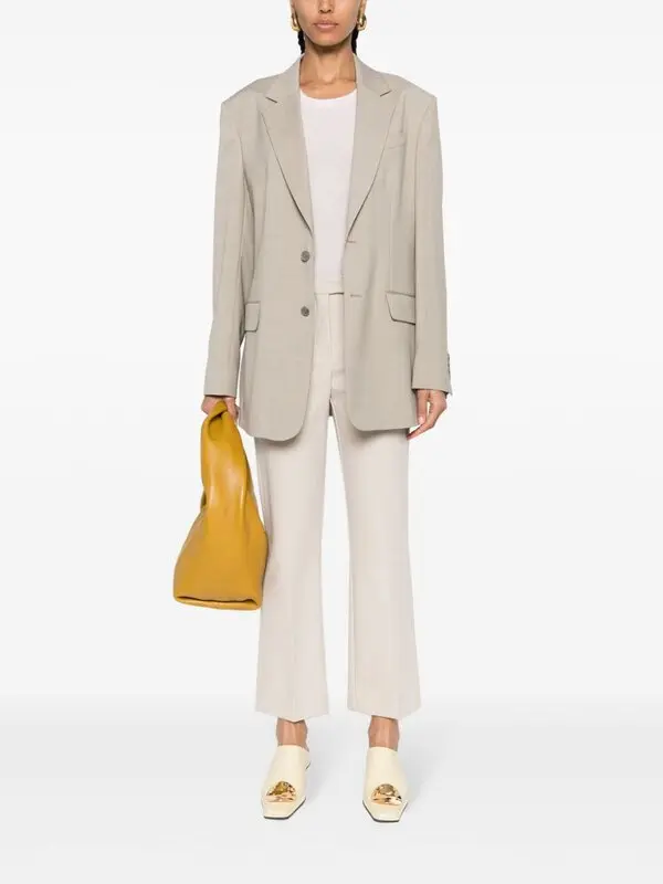 Max Mara Pressed-crease Flared Trousers