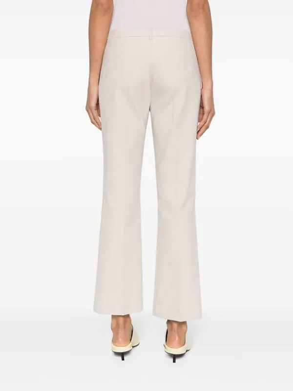 Max Mara Pressed-crease Flared Trousers