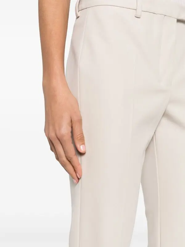 Max Mara Pressed-crease Flared Trousers