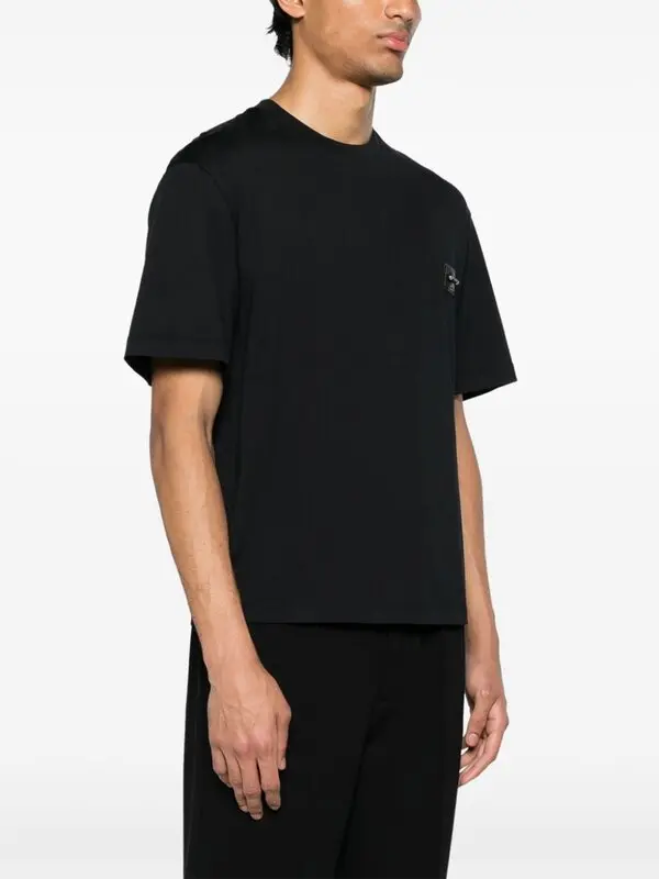 Neil Barrett Piercing-patch Cotton T-shirt